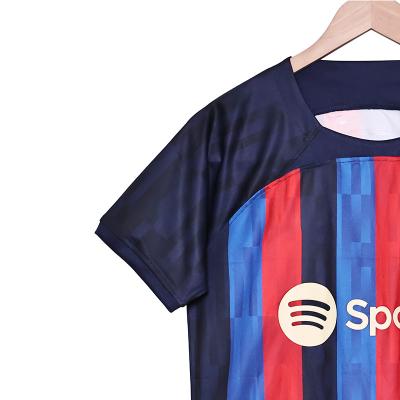 Κίνα 2022-2023 Barcelona Fan Edition Home Jersey Ομάδα Προσαρμογή προς πώληση