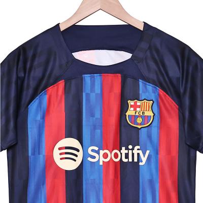 Κίνα 2022-2023 Barcelona Fan Edition Home Jersey Ομάδα Προσαρμογή προς πώληση