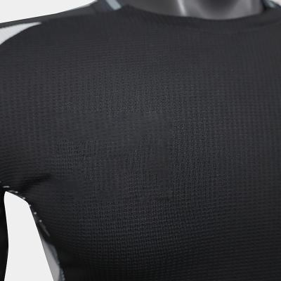 China Schwarz-Grau Algerien Spieler-Version Trikot Unterstützt Gruppenanpassung zu verkaufen
