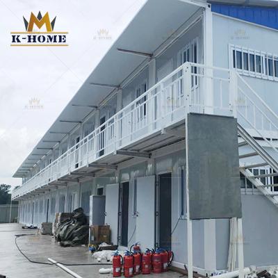 中国 一時的な場所プレハブ サンドイッチ パネル・コンテナの寮建物 販売のため
