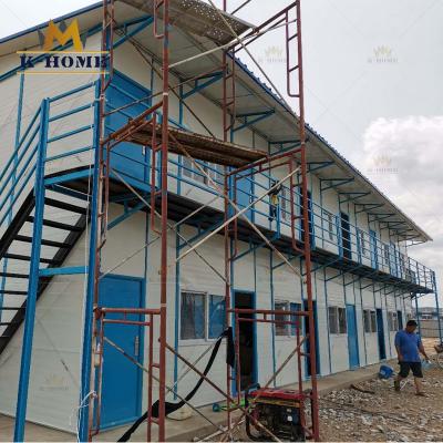 Cina Casa prefabbricata prefabbricata del pannello a sandwich del dormitorio del lavoratore della struttura d'acciaio per le industrie dell'edilizia in vendita