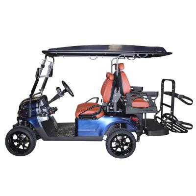 Chine Position debout de la queue de la poussette équipée de chariot de golf électrique 72v7kw système de réglage ac mini-chariots à vendre