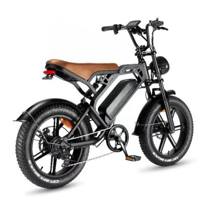 중국 방수 수준 IP54 V20 전기 자전거 250W 750W 모터 Fatbike EU E-바이크 브레이크 디스크 브레이크 판매용
