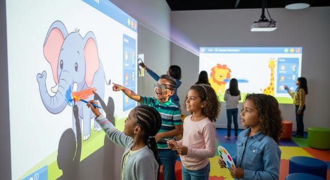 interactive animal painting