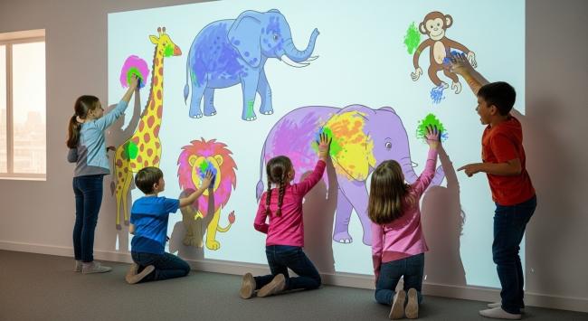 interactive wall painting