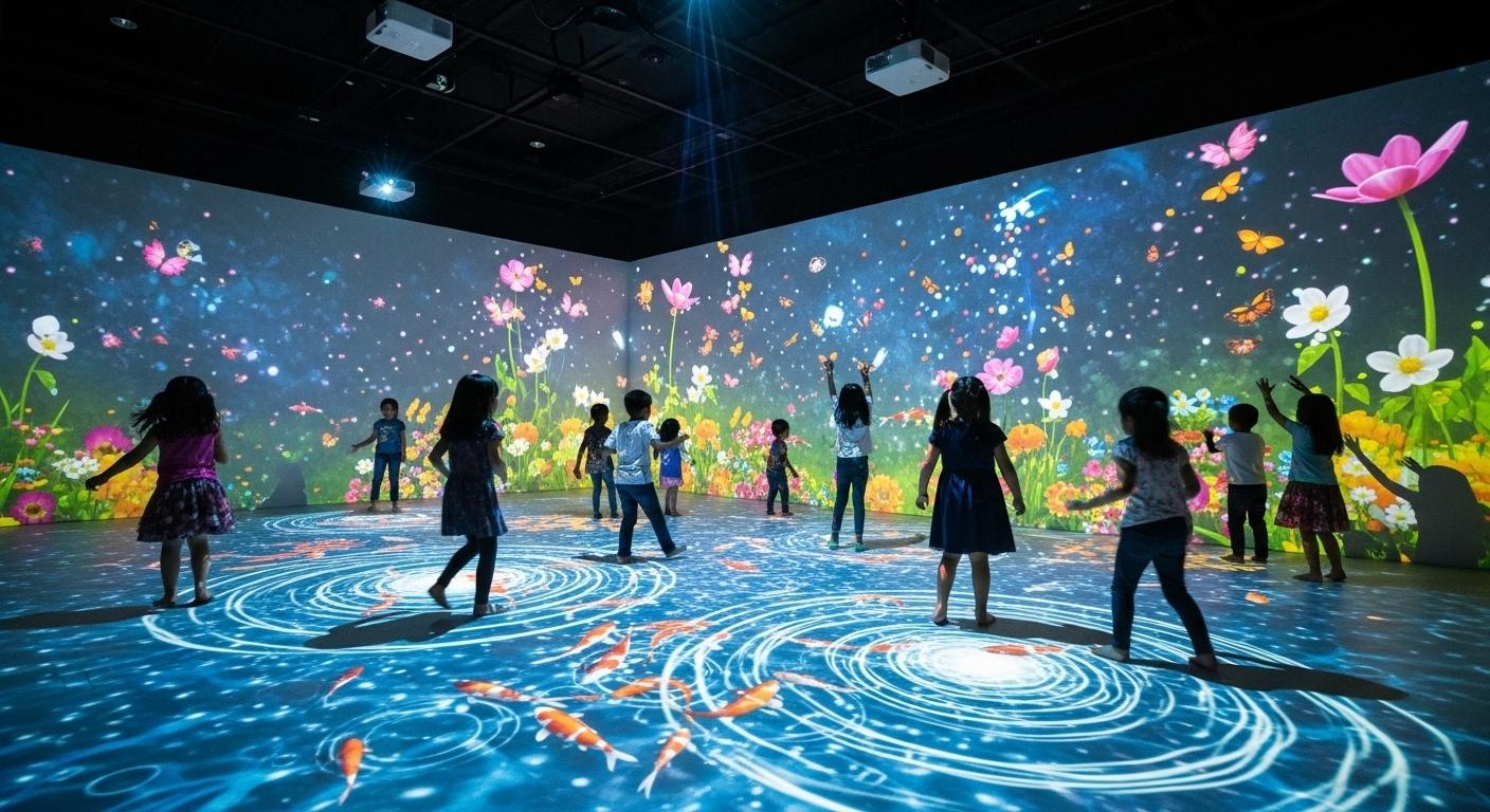 Immersive interactive projection