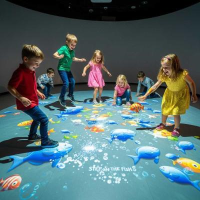 China Juego de Proyección Interactiva en el Suelo: ¡Diversión con Peces al Pisarlos! en venta