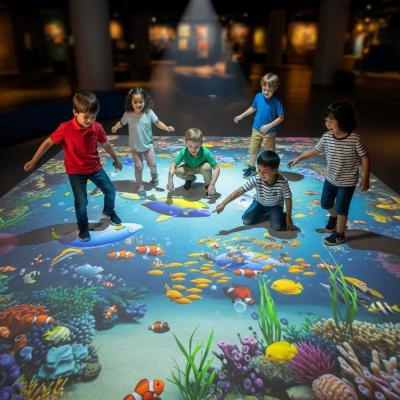 China Juego de Proyección Interactiva en el Suelo: ¡Diversión con Peces al Pisarlos! en venta
