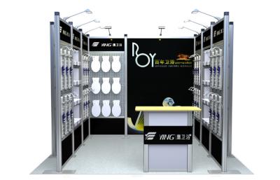 Cina Sistemi modulari neri della cabina, esposizioni della cabina della fiera della capriata per la mostra in vendita