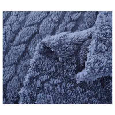 China New Arrive Soft 100 Polyester Double-sided Jacquard Cotton Fleece Fabric for Casual Shoes Men Womens Clothing for sale