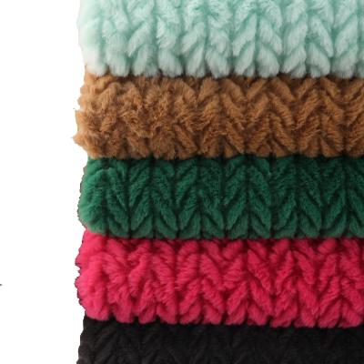 China Recycled 100% Polyester Plush Fabric Soft Faux Rabbit Fur Fabrics for Clothing Toy Soft Fabric Home Blanket Textile Shoes for sale