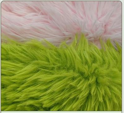 China Recycled 100% Polyester Cheap Long Hair Fur Fabric 30mm Plush Faux Toka Fur Fabric Clothing Women's Clothing Bag Men's Shoes for sale