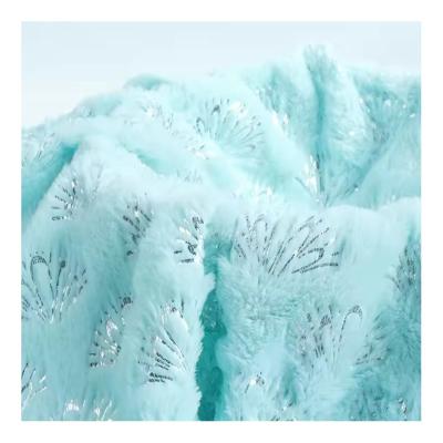 China Recycled High Quality Super Soft Touch Sector Korea Velvet Fabric Design Foil Fabric Polyester PV Velvet Pattern Fabric for sale