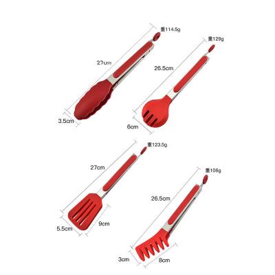 Chine Accueil Cuisine Appareils de cuisine Manger Tong Set pour salade de barbecue et barbecue Steak 3 pièces à vendre
