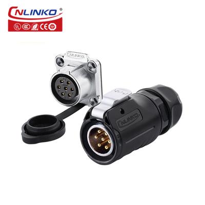 China CNLINKO M20 7 Pin IP68 Waterproof DC Plug Plastic Shell Connector 7 Pin Male Connector for sale
