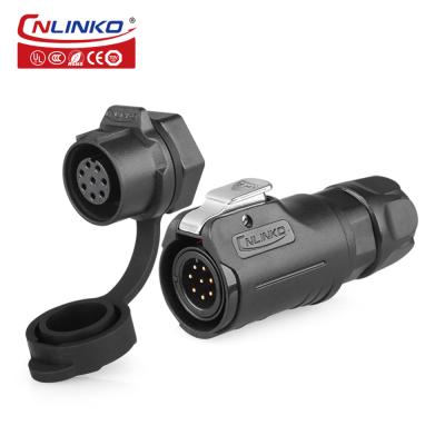 China Factory IP68 Circular Female Male M12 8 Pin Front Panel Mount Circular Waterproof Wire Cable Connector for sale