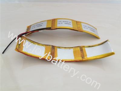 China Curved lithium battery 283048 3.7V350mah rechargeable for iwatch, bracelet watch,283048-3P en venta