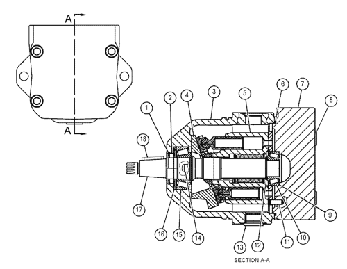 5120949 MOTOR GP-PISTON Parts scheme