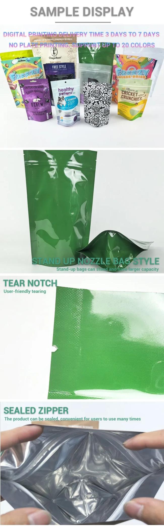 Stand up pouch packaging examples