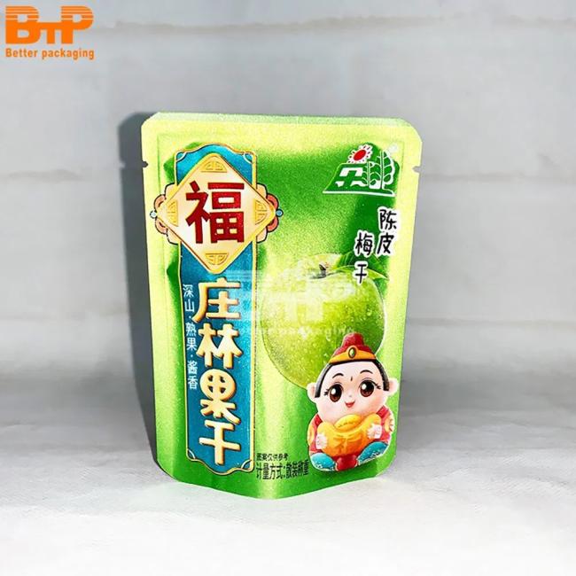 Plastic snack packaging bag