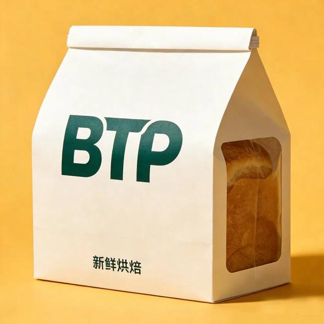 Food grade packaging bag with resealable zipper