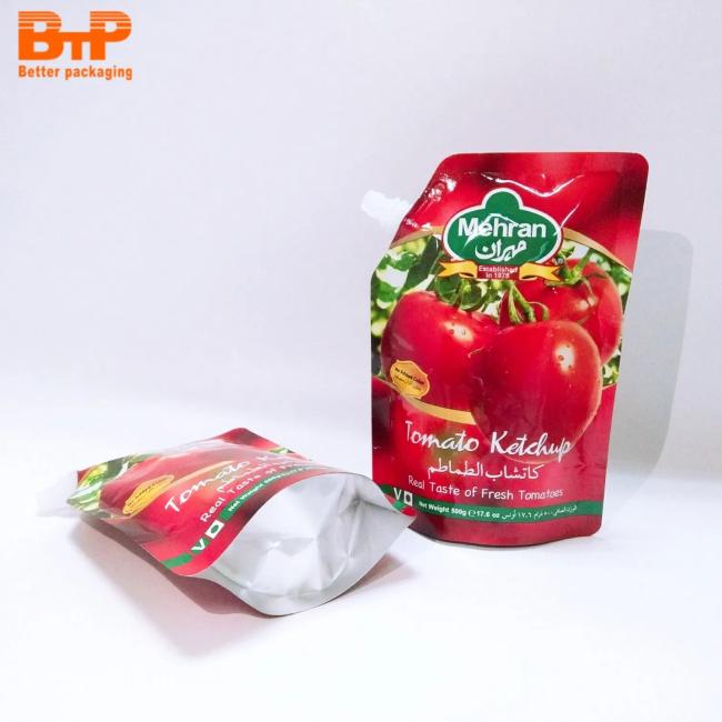 Custom printed stand up pouch samples