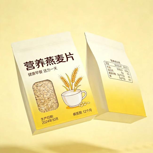 Waterproof packaging bag with window display