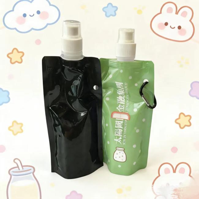 Stand up pouch design for beverages