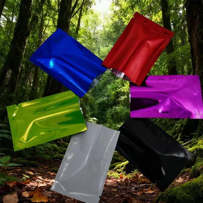 Aluminum foil bag with zipper feature
