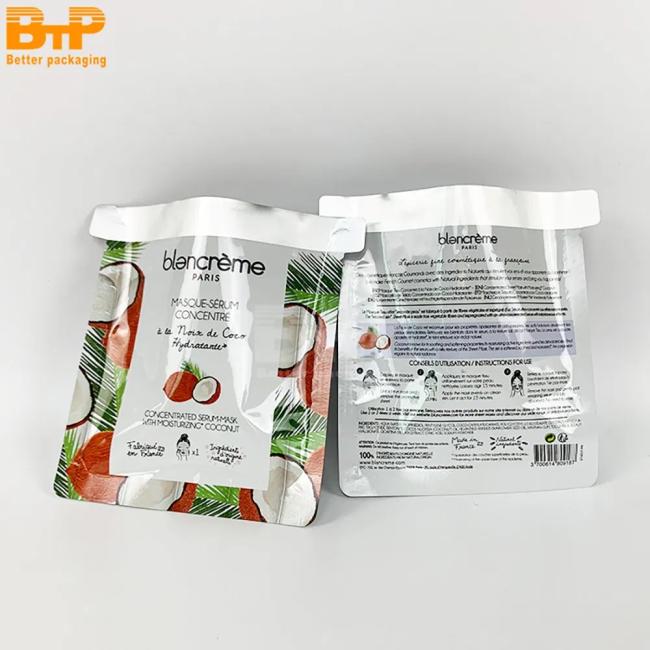 Zipper pouch packaging with custom design