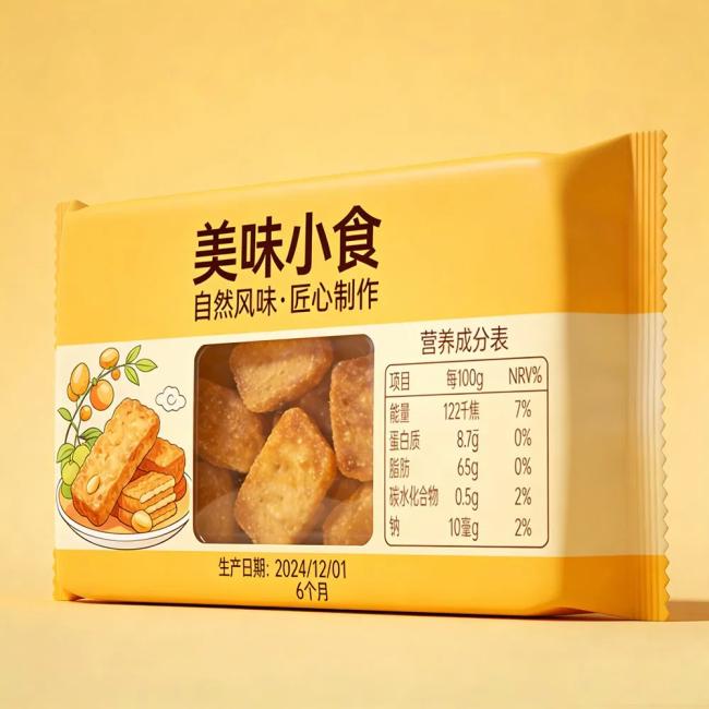 Stand up pouch packaging bag with clear window