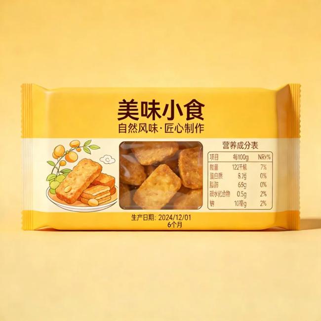 Various food packaging bag designs and styles