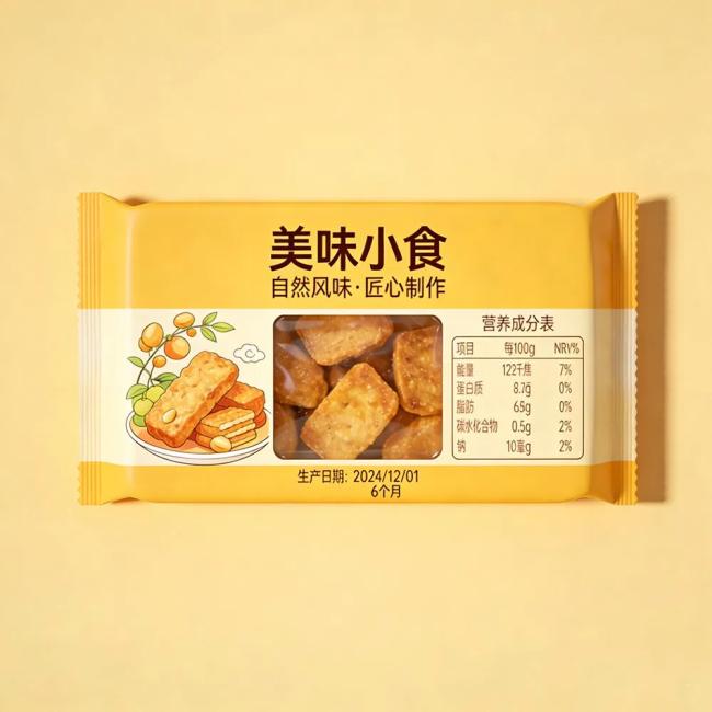 Custom logo printed packaging bags for different products