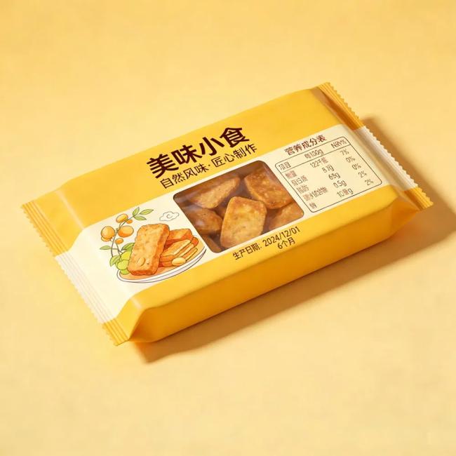 Resealable zipper packaging bag with foil lining