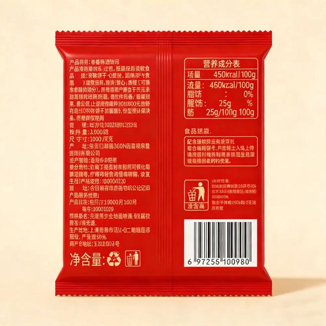 Packaging bag with zipper closure