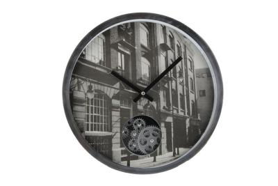 Chine L'horloge murale de vitesse de 16 pouces, avec de l'ABS en métal de fond de vue synchronise pour épouser à vendre