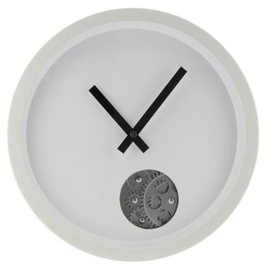 Chine Horloge murale ronde de vitesse de ménage, horloges murales modernes en métal à vendre