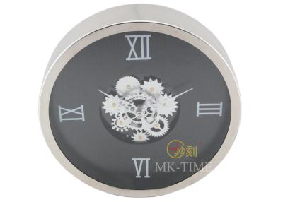 Cina Orologio di parete a 14 pollici rotondo, orologio di parete dell'ingranaggio del metallo in vendita