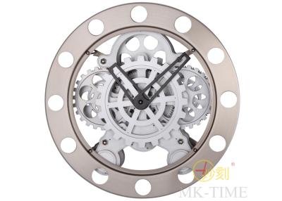 Chine Horloge murale blanche de vitesse, horloge murale décorative de sensibilité à vendre