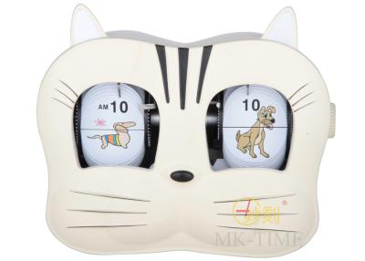 Cina Orologio moderno insolito di vibrazione della scatola di gatto 2AA con la luce del LED in vendita