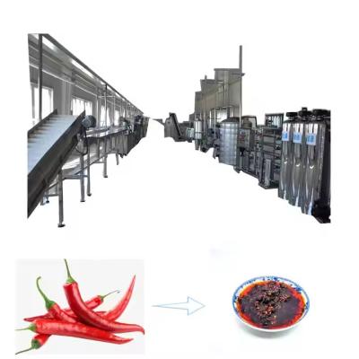 China Chilli Paste Grinding Machine Red Chilli Drying Machine Automatic Red Chilli Paste Making Machine for sale