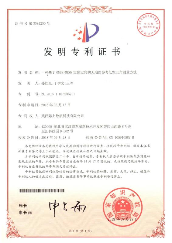 Intellectual Property Right - Wuhan Geosun Navigation Technology Co., Ltd