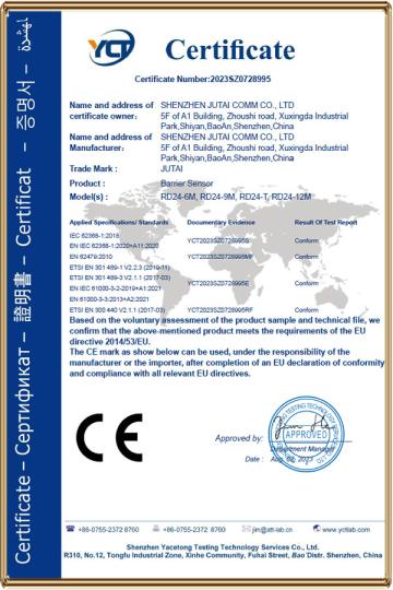 Radar Sensor Parking Entry Boom Barrier Radar Detector / Barrier Gate Safety Radar