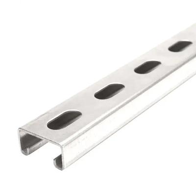 Corrosion Resistant Stainless Steel Unistrut 10 Ft C Shaped Rust Resistance