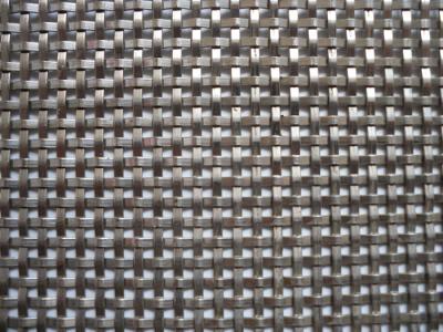 China Square 25 Decorative Metal Mesh,Basket Weave Flat Wire Mesh for Facade Claddings for sale
