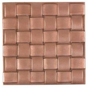 China Copper Alloy Flat Wire Woven Mesh,Decorative Square Woven for Architecture for sale