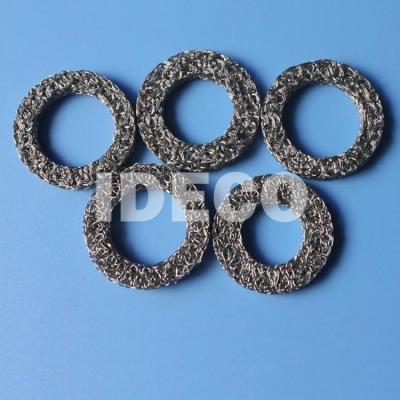 China Compressed Knitted Wire Mesh, EMI/RFI Shielding Knit Wire Mesh Seals Gaskets, Exhaust Silencer Muffler for sale
