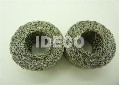 China Compressed Knitted Wire Mesh, Anti Vibration Mesh Dampers, Knitted Mesh Sleeves, Knit Wire Gaskets for sale