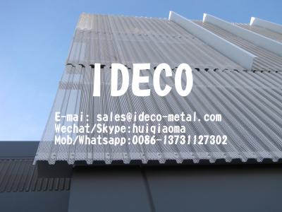 Китай Corrugated Perforated Metal Sheet Panels for Architectural Sun Shading Screen,Bending Punched Hole Sheets for Roof продается