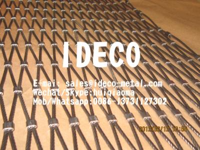 Китай Architectural Stainless Steel Cable Mesh X-TEND, Inox Wire Rope Net Webnet, Jakob Rope Mesh Netting продается